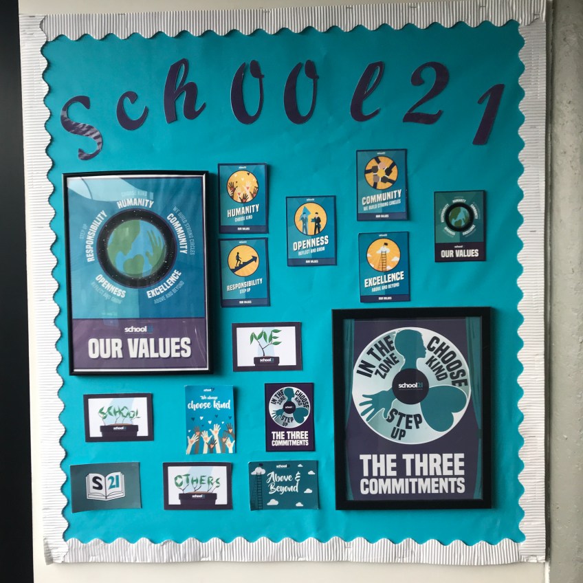 33-reception-values-board | Researching the Arts in Primary Schools